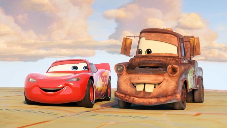 El Rayo McQueen, Mate y la hilarante amistad de carretera en ‘Cars ...