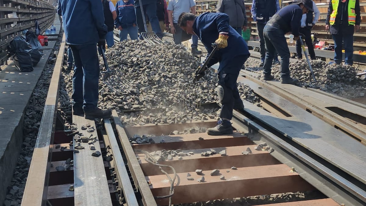 Metro instala nuevos durmientes sintéticos en la Línea B – La Crónica ...