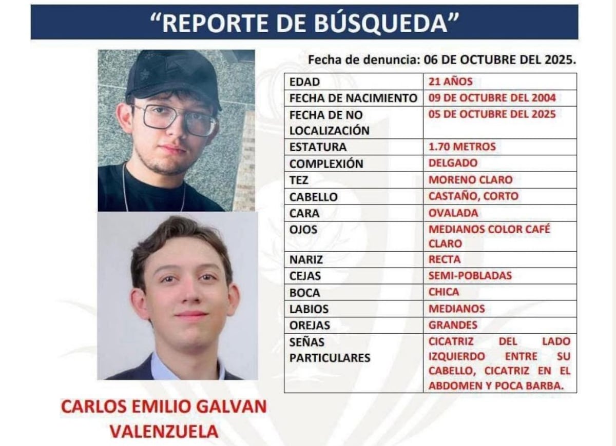 ¿Qué se sabe de Carlos Emilio? Joven que desapareció en un bar en ...