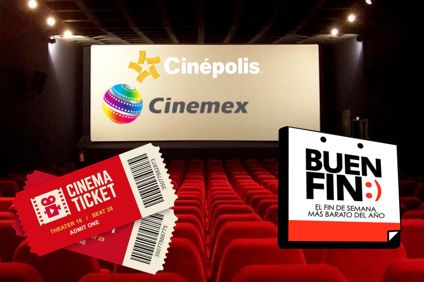 Buen Fin 2025: Cinépolis y Cinemex se suman con boletos y paquetes ...